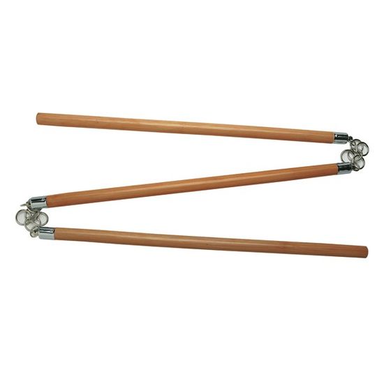 3 SECTION STAFF NATURAL HARDWOOD on sale only $41.75