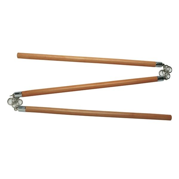 3 SECTION STAFF NATURAL HARDWOOD on sale only $41.75