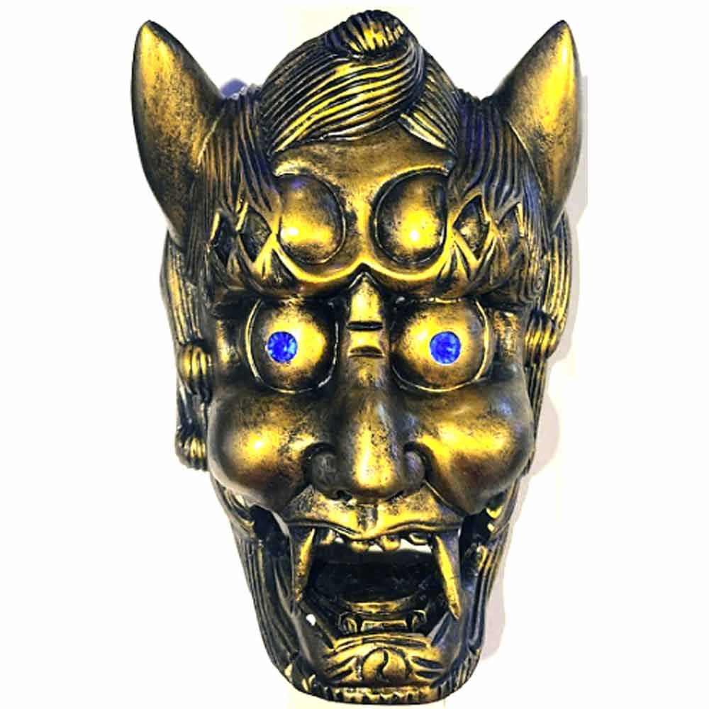 9" HANGING DEMON FACE SAI HOLDER BLACK on sale only $32.95