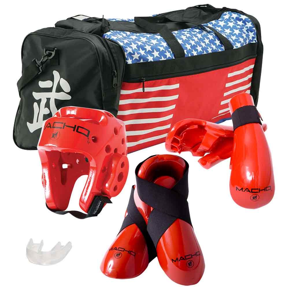 MACHO DYNA SPARRING GEAR SET WITH BAG on sale only $114.90