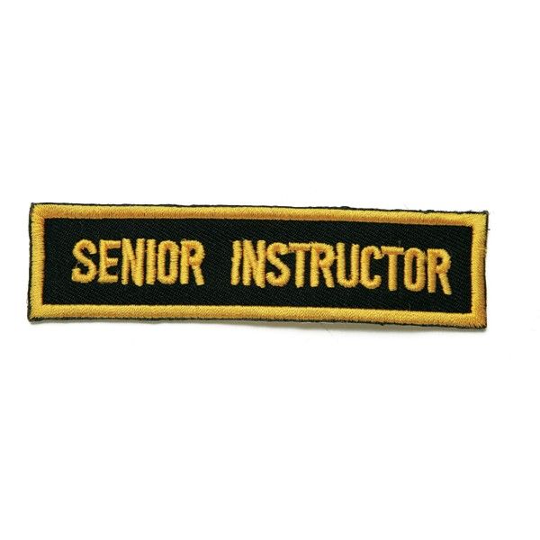 SENIOR INSTRUCTOR PATCH on sale starting at$3.99