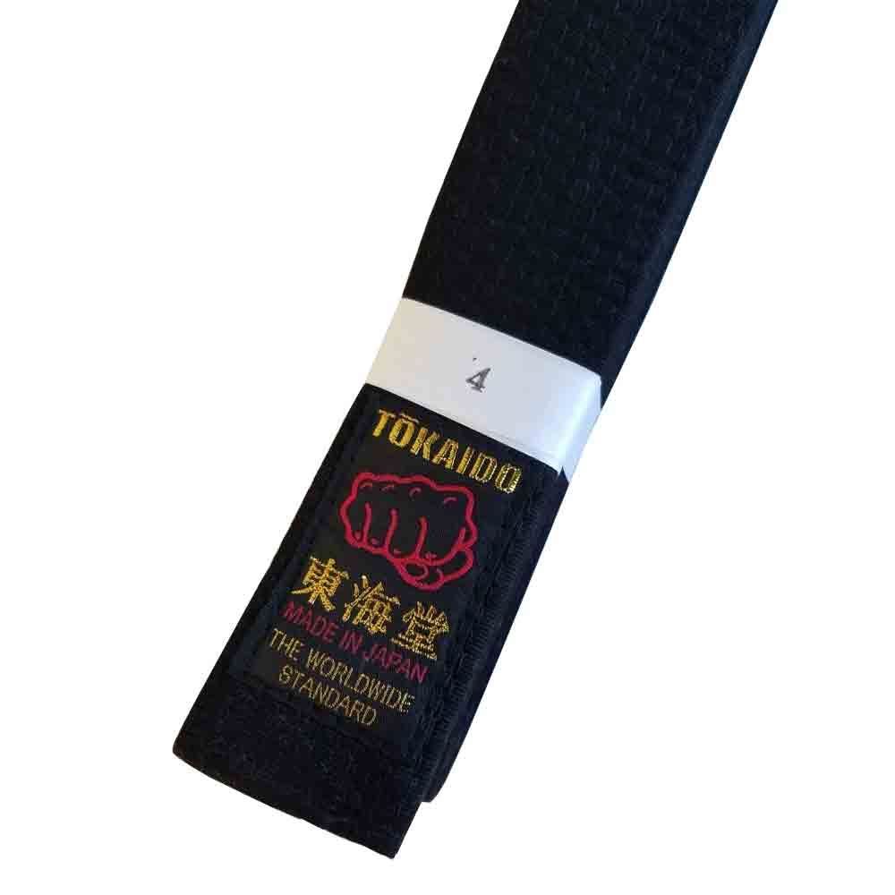 TOKAIDO BLACK BELT|SATIN BELT on sale $89.95