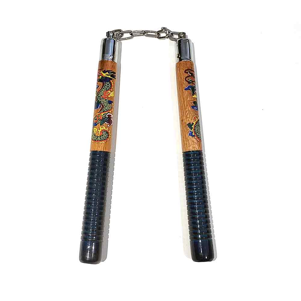 Ice Dragon Nunchaku With Grip Blue Dragon Nunchucks Martial, 43% OFF