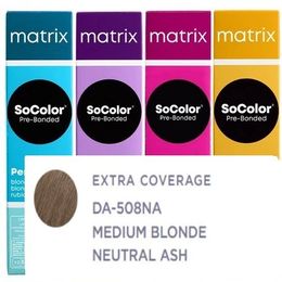 Matrix SoColor Pre-Bonded Permanent Hair Color EXTRA COVERAGE Dream Age ...