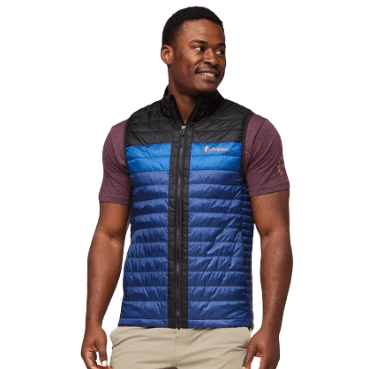 Cotopaxi Mens Capa Insulated Vest Black/ Maritime (Close Out)