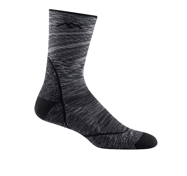 Darn Tough Mens Light Hiker Micro Crew Lightweight Hiking Sock Space Gray