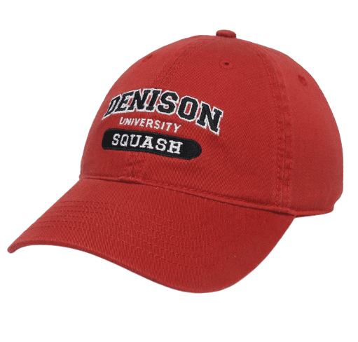 Denison Legacy Classic Squash Hat Red