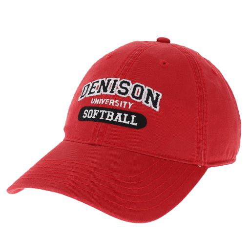 Denison Legacy Classic Softball Hat Red