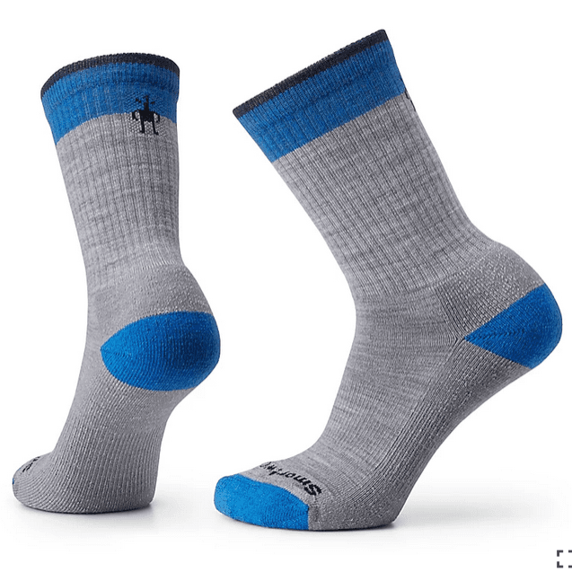 Smartwool Everyday Rollinsville Light Cushion Crew Socks Light Gray