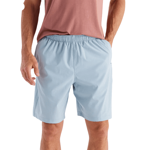Free Fly Mens Breeze Shorts 8in Bay Blue