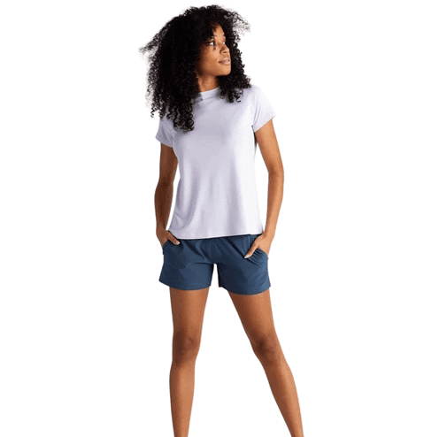 Free Fly Women Pull-On Breeze Short Blue Dusk II (close out)