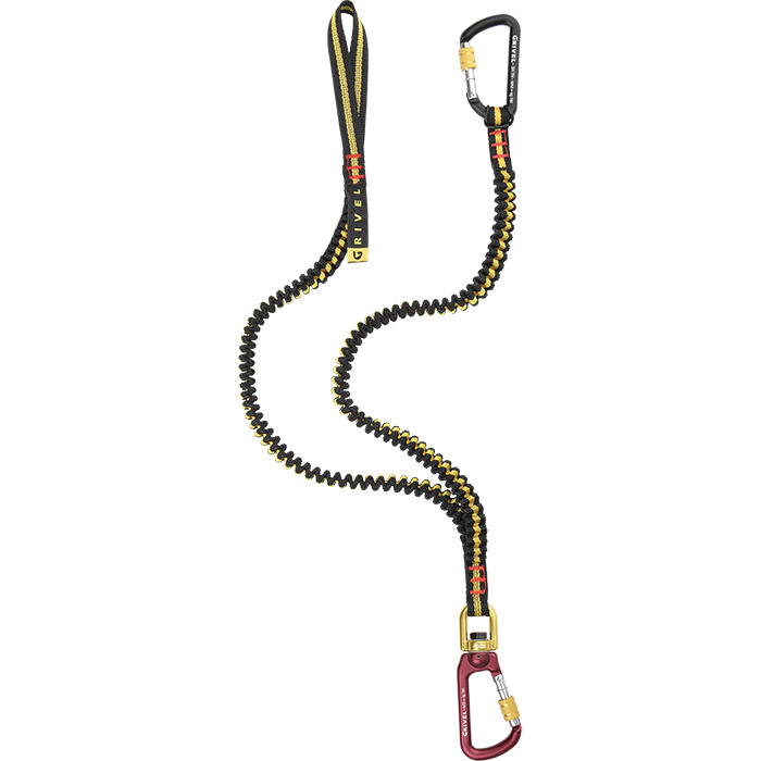Grivel Double Spring Leash w/ Rotor