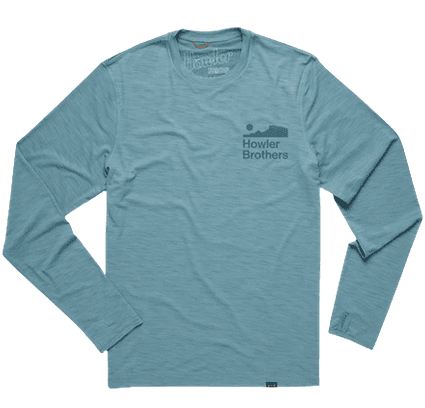 Howler Bros HB Tech T Longsleeve Smoked Blue