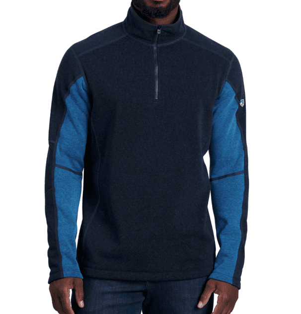 Kuhl Mens Revel 1/4 Zip Mutiny Blue/ Kuhl Blue