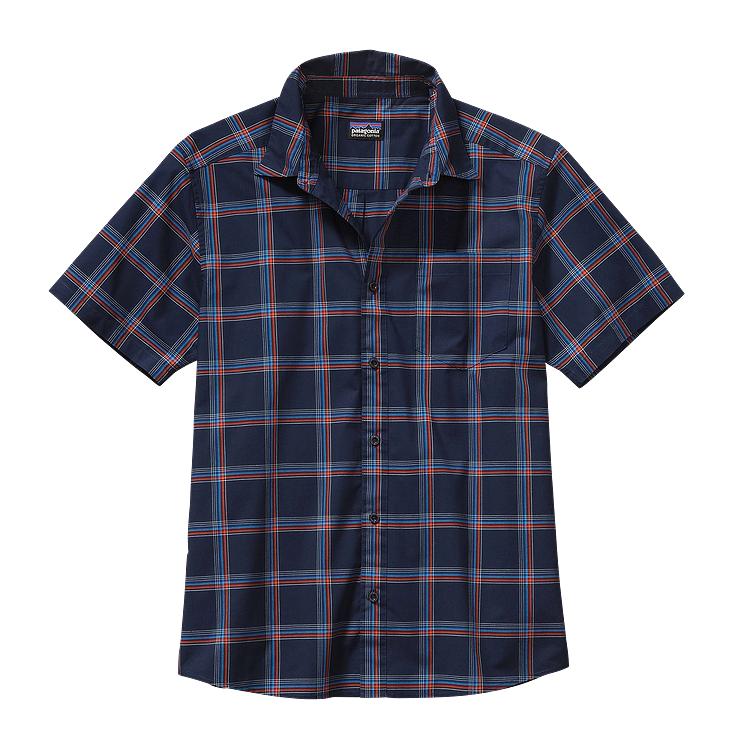 Patagonia Mens Fezzman Shirt Barker: Navy Blue