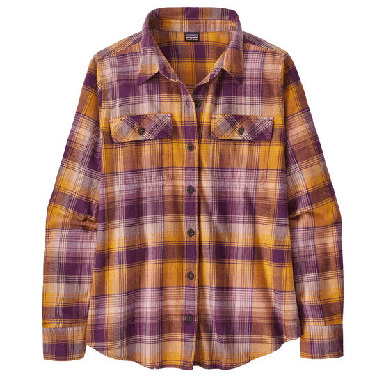 Patagonia Womens Long-Sleeved Organic Cotton Midweight Fjord Flannel ...