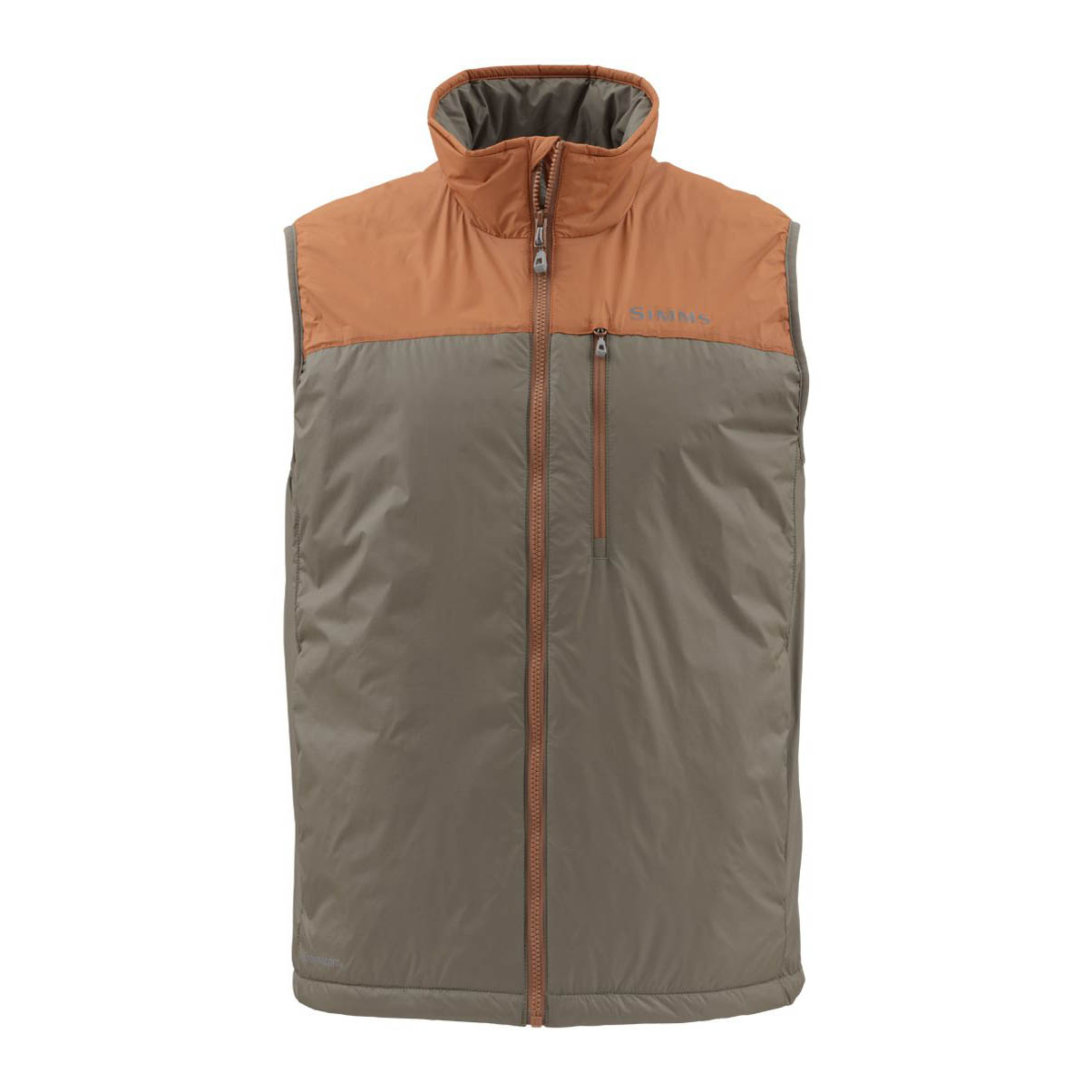 Simms Mens Midstream Insulated Vest Saddle Brown