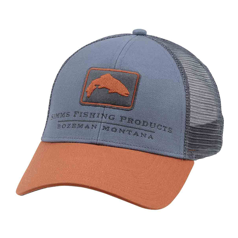 Simms Trout Icon Trucker Hat Storm