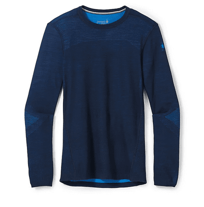 Smartwool Mens Intraknit Thermal Merino Base Layer Crew Deep Navy ...