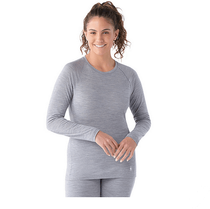 Smartwool Womens Classic All-Season Merino Base Layer Long Sleeve Light ...