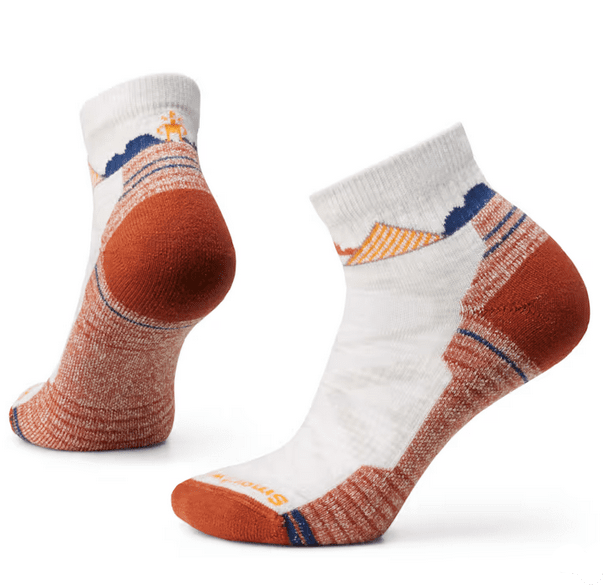 Smartwool Womens Hike Clear Canyon Pattern Ankle Socks Ash (close out)