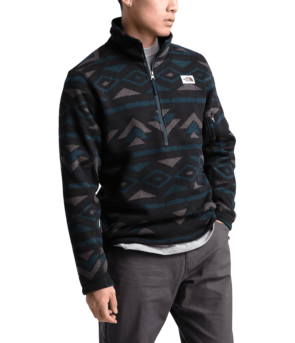 The North Face Mens Gordon Lyons Novelty 1/4 Zip TNF Black California ...