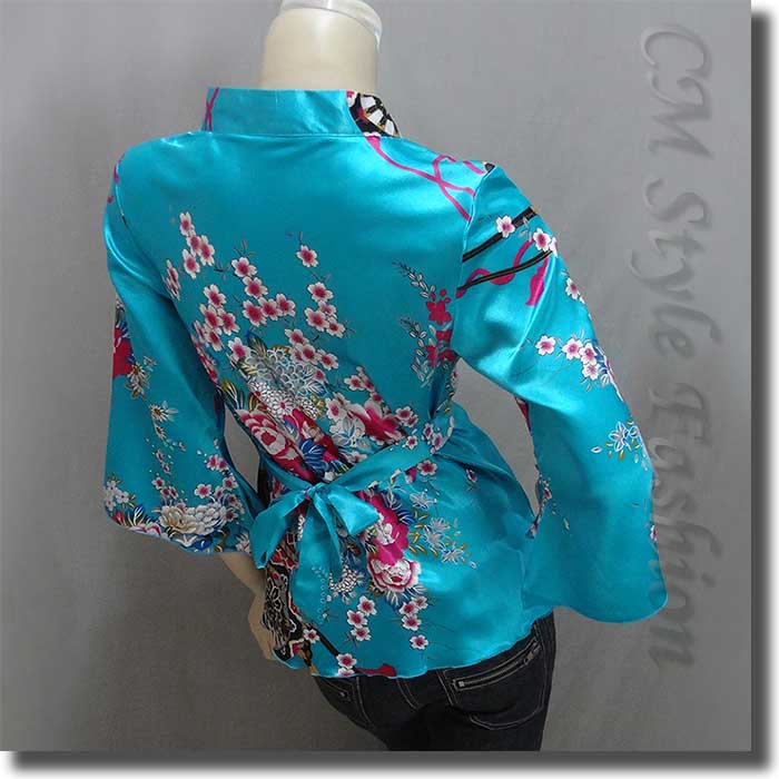Japan Kimono Style Top Blue