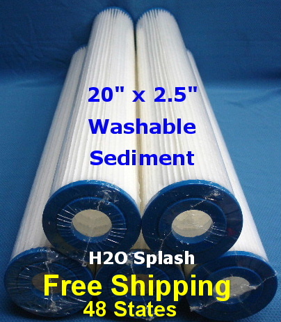 Pleated Sediment Filter - 20 inch x 2.75 inch-5
