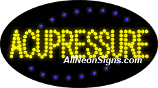 Animated Acupressure LED Sign