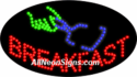 Animated Breakfast LED Sign