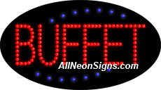 Animated Buffet LED Sign