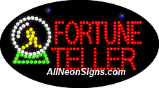 Animated Fortune Teller LED Sign