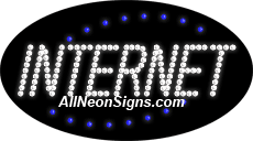 Animated Internet LED Sign