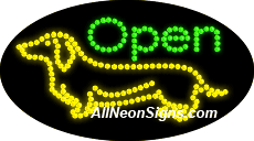 Animated Open LED Sign