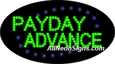 Animated Payday Advance LED Sign