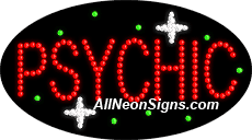 Animated Psychic LED Sign