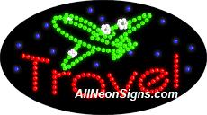 Animated Travel LED Sign