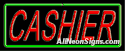 Cashier LED Sign