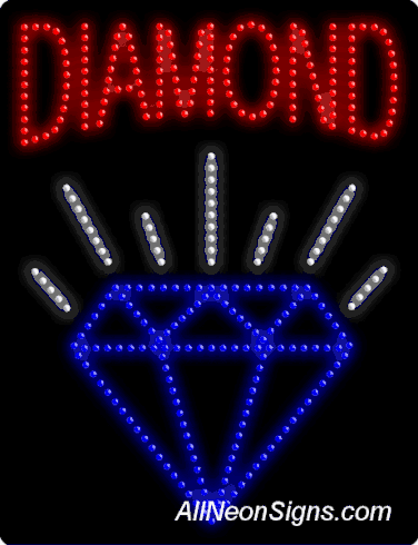 Diamond LED Sign