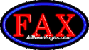 Neon Sign - FAX