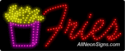Fries, Logo Neon Sign