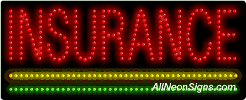 Insurance LED Sign