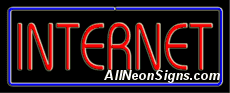 Internet Neon Sign