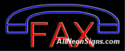 Neon Sign - FAX
