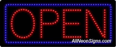 Open LED Sign