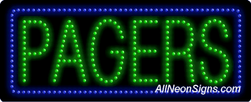 Pagers LED Sign