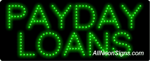 Payday Loans LED Sign