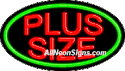 Plus Size Neon Sign