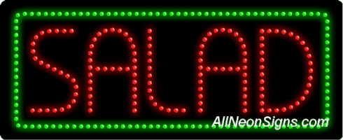 Salad LED Sign