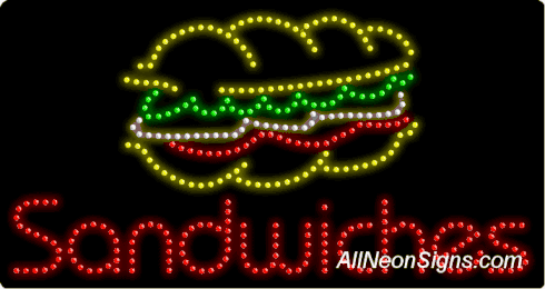 Sandwiches LED Sign